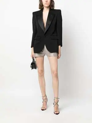 Giuseppe Di Morabito Rhinestone-embellished High-waist Shorts