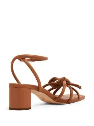 LOEFFLER RANDALL Mikel Leather Sandals - Brown