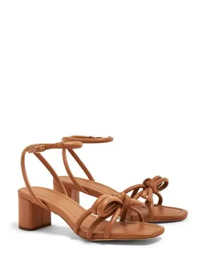 LOEFFLER RANDALL Mikel Leather Sandals - Brown