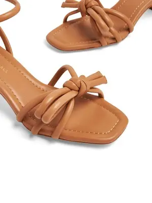 LOEFFLER RANDALL Mikel Leather Sandals - Brown
