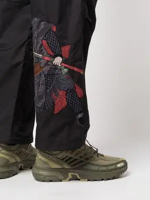 MAHARISHI Ninjutsu Loose-cut Trousers - Black