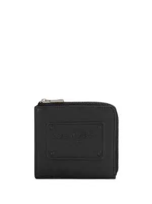 Dolce & Gabbana Logo-debossed Zip-around Wallet - Black