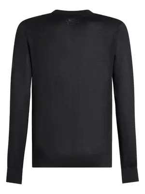 Etro Logo-embroidered Crew-neck Jumper