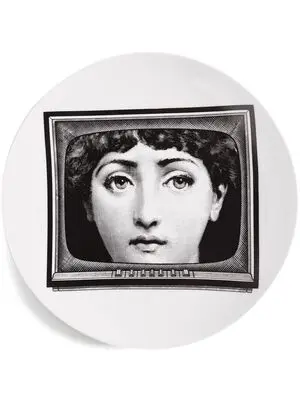 FORNASETTI Tema E Variazioni N.265 Wall Plate - White