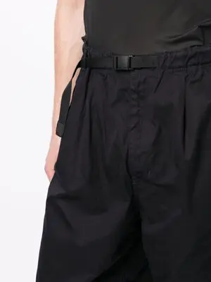 Comme Des Garçons Pleat-detail Cotton Shorts