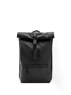 Rains Rolltop Rucksack - Black