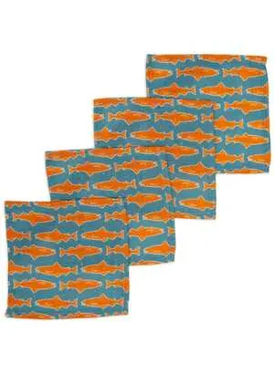 La DoubleJ X Passalacqua Como Fish Napkin