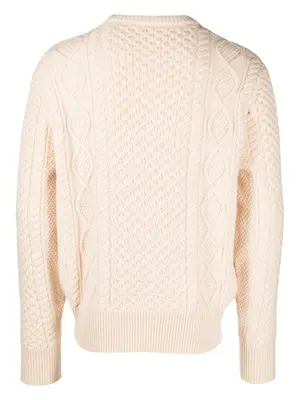 Bally Intarsia-knit Logo Wool Jumper