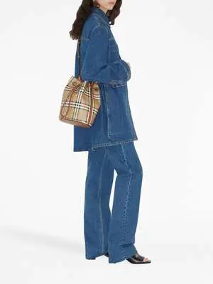 Burberry Tb Vintage Check Bucket Bag