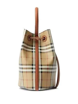 Burberry Tb Vintage Check Bucket Bag
