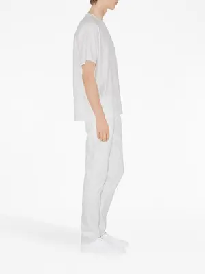 Burberry Jacquard Logo-embossed Cotton T-shirt