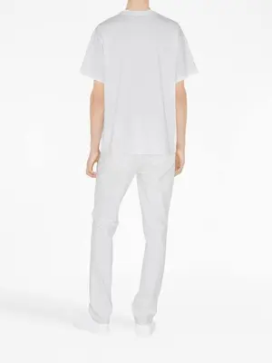Burberry Jacquard Logo-embossed Cotton T-shirt