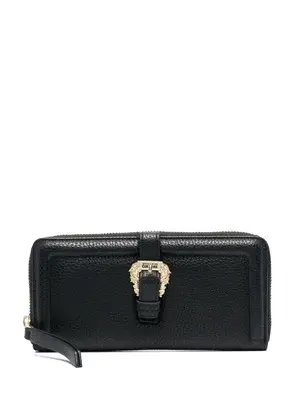 Versace Couture 1 Continental Leather Wallet - Black