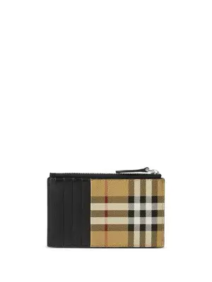 Burberry Vintage Check Zip-up Cardholder