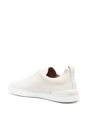 Zegna Triple Stitch Round-toe Sneakers