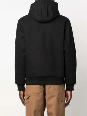 Carhartt Work In Progress Logo-patch Cotton Hooded Jacket