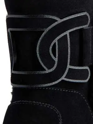 TOD'S Kate Shearling Boots - Black