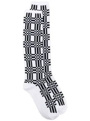 MARNI Marni Check-Pattern Ankle Socks