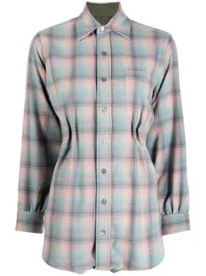 MAISON MARGIELA Check-print Wool Shirt
