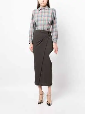 MAISON MARGIELA Check-print Wool Shirt
