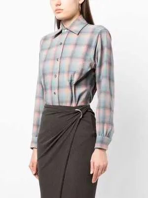 MAISON MARGIELA Check-print Wool Shirt