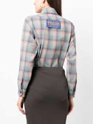 MAISON MARGIELA Check-print Wool Shirt