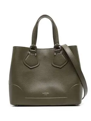 LANCEL Logo-print Leather Bag - Green