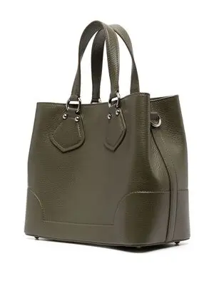 LANCEL Logo-print Leather Bag - Green