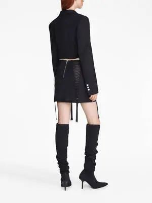 DION LEE Zipped Cropped Blazer
