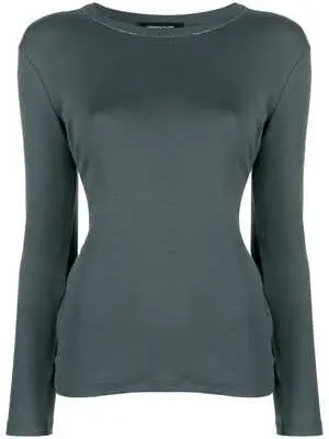 Fabiana Filippi Bead-detailing Fine-knit Jumper - Blue
