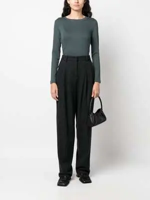Fabiana Filippi Bead-detailing Fine-knit Jumper - Blue