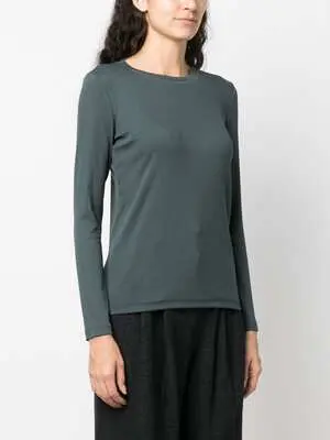 Fabiana Filippi Bead-detailing Fine-knit Jumper - Blue