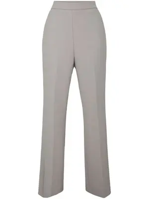 Fabiana Filippi High-waist Wool Trousers - Grey