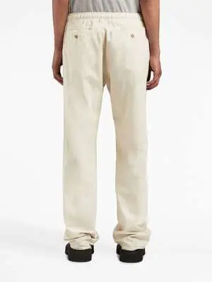 Palm Angels Embroidered-logo Track Pants - Neutrals