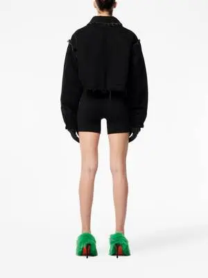 Heron Preston Distressed Cropped Jacket