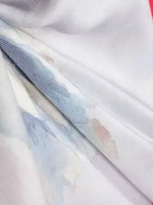 BLUGIRL Faded-effect Floral-print Scarf