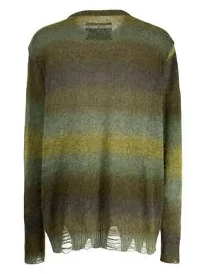 SONG FOR THE MUTE Striped Crew-neck Jumper