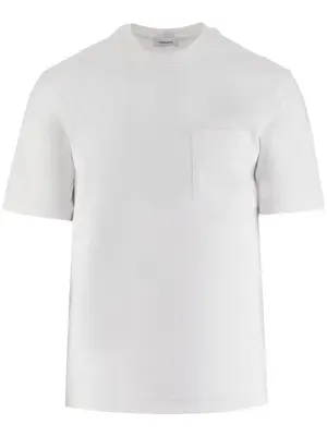 FERRAGAMO Stripe-detail Short-sleeve T-shirt - White