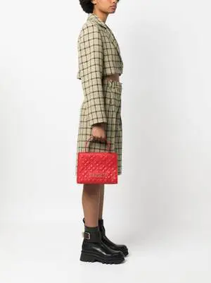 Moschino Logo-lettering Quilted Tote