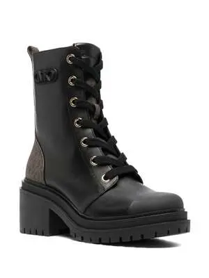 Michael Kors Hanley 75mm Leather Combat Boots