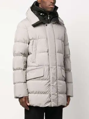 MOORER Zip-up Padded Down Jacket