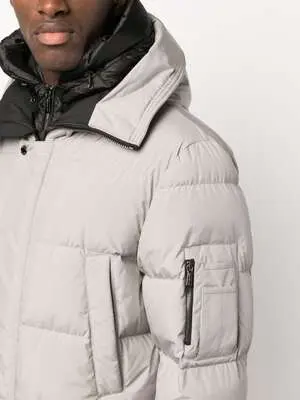 MOORER Zip-up Padded Down Jacket