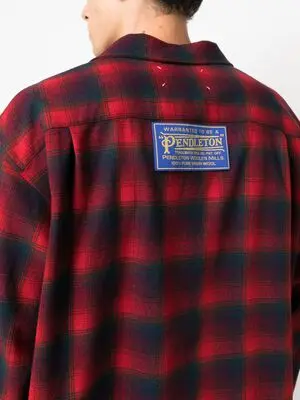 MAISON MARGIELA X Pendleton Checked Wool Shirt