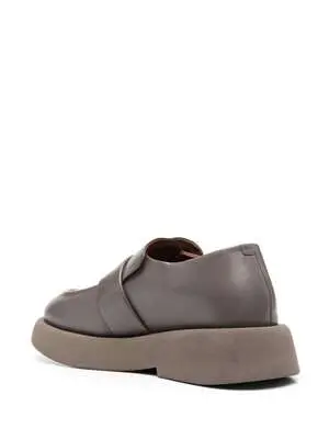Marsèll Slip-on Leather Loafers - Grey