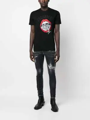Dsquared2 Graphic-print Cotton T-shirt