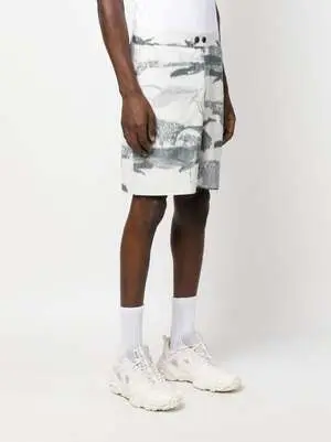 Henrik Vibskov Graphic-print Bermuda Shorts