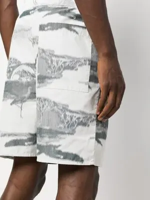 Henrik Vibskov Graphic-print Bermuda Shorts