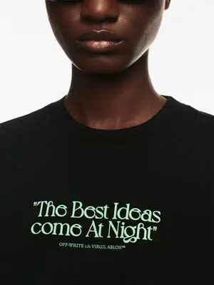 Off-White Slogan-print Short-sleeve T-shirt