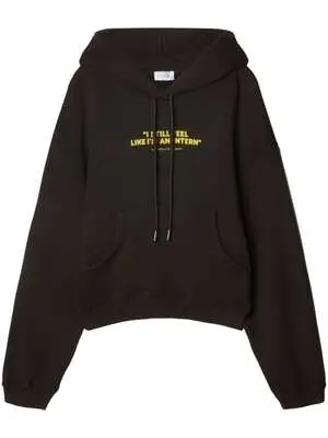 Off-White Slogan-print Cotton Hoodie
