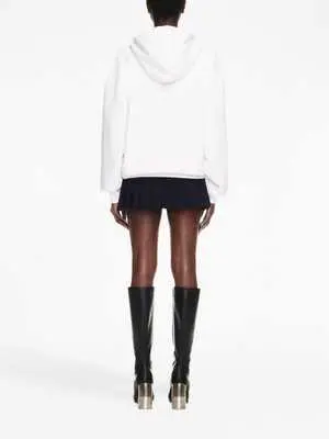 Off-White Slogan-print Drawstring Hoodie